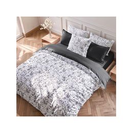 Pierre Cardin Perkal-Bettbezug in Anthrazit/ Silber - 42% | Gr&ouml;&szlig;e 240x220 cm | Bettwaesche-bettwaren