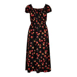 Apricot Vintage Rose Milkmaid Midi Dress ' ' Damen Gr&ouml;&szlig;e 36 schwarz Winterkleid