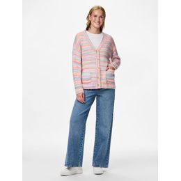 Pieces Cardigan in Rosa/ Bunt - 44% | Gr&ouml;&szlig;e XL | Damen-pullover-cardigans
