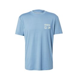 Quiksilver Funktionsshirt 'Lap Time' Herren Gr&ouml;&szlig;e XL hellblau / neongelb