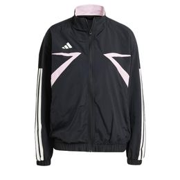adidas Sportswear Sportjacke 'Tiro' Damen Gr&ouml;&szlig;e XL rosa / schwarz / wei&szlig;