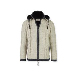 Thc Natural Line Strickjacke 'THC 850' Damen Gr&ouml;&szlig;e M wei&szlig;meliert