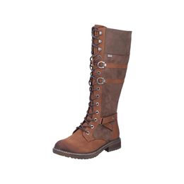 Rieker Stiefel Damen Gr&ouml;&szlig;e 42 braun / braunmeliert Winterschuhe