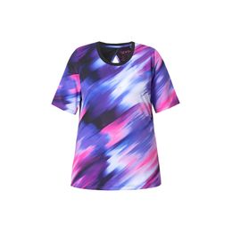 Ulla Popken T-Shirt Damen Gr&ouml;&szlig;e M/L blau / dunkelblau / rosa / schwarz