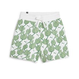 Puma Sportshorts 'Blossom' Damen Gr&ouml;&szlig;e M gr&uuml;n / wei&szlig;