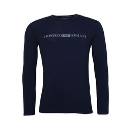 Emporio Armani Shirt Herren Gr&ouml;&szlig;e L navy / taubenblau / wei&szlig;