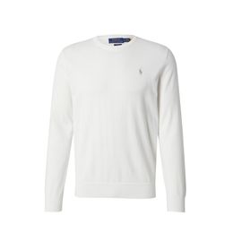 Polo Ralph Lauren Pullover Herren Gr&ouml;&szlig;e M silbergrau / wei&szlig;
