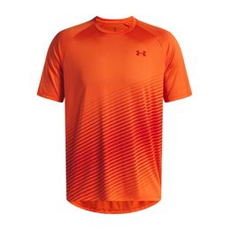 Under Armour Funktionsshirt 'UA Tech'' Herren Gr&ouml;&szlig;e XL orange / rot
