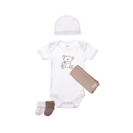 Liliput Baby-Geschenkset 'Teddy' Gr&ouml;&szlig;e 44 wei&szlig;