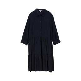 Tom Tailor Blusenkleid Damen Gr&ouml;&szlig;e 46 navy Winterkleid