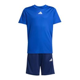 adidas Sportswear Trainingsanzug 'TRAIN ESSENTIALS' Jungen Gr&ouml;&szlig;e 128 blau / navy