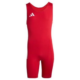 adidas Performance Sportanzug 'Powerlift' Herren Gr&ouml;&szlig;e S rot / wei&szlig;