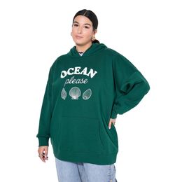 Studio Untold Sweatshirt Damen Gr&ouml;&szlig;e XXL/XXXL dunkelgr&uuml;n