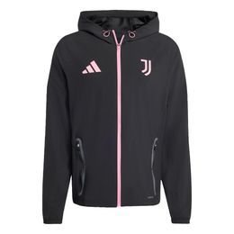 adidas Performance Trainingsjacke 'Juventus Turin Tiro 25 Competition' Herren Gr&ouml;&szlig;e L rosa / schwarz