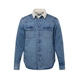 John F. Gee Jacke Herren Gr&ouml;&szlig;e 4XL blue denim / wei&szlig;