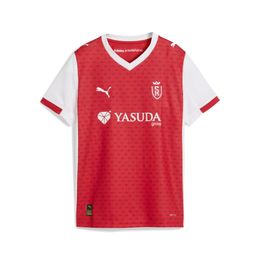 Puma Trikot 'Stade de Reims 25/26' Jungen Gr&ouml;&szlig;e 98 rot / wei&szlig;