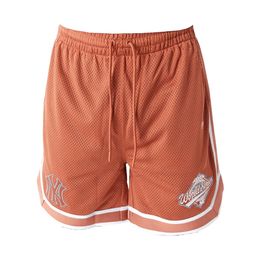 New Era Shorts Herren Gr&ouml;&szlig;e 38 hellblau / hellbraun / wei&szlig;