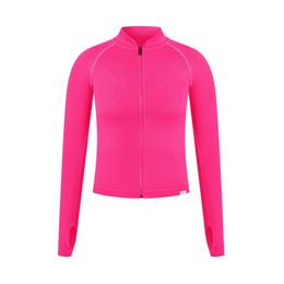 Smilodox Trainingsjacke Revia Full Zip Damen Gr&ouml;&szlig;e XS pink