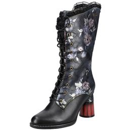 Laura Vita Stiefel Damen Gr&ouml;&szlig;e 40 mischfarben / schwarz Winterschuhe