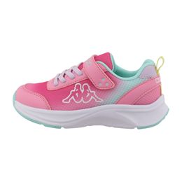 Kappa Sneaker 'Uhura' M&auml;dchen Gr&ouml;&szlig;e 30 aqua / pink / rosa / wei&szlig;