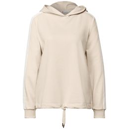 Street One Sweatshirt Damen Gr&ouml;&szlig;e XXL hellbeige / wei&szlig;