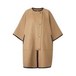 Bogner Cape 'Idaho' Damen Gr&ouml;&szlig;e M camel / schwarz