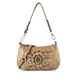 Campomaggi Schultertasche 'Teresa' Damen Gr&ouml;&szlig;e One Size hellbeige