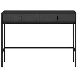 Boxxx Konsolentisch Maggiore, Schwarz, Metall, 2 Schublade(n) Schubladen, rechteckig, eckig, 104.2x77x50 cm, Wohnzimmer, Wohnzimmertische, Konsolentische