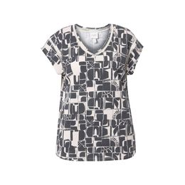 Ulla Popken Shirt Damen Gr&ouml;&szlig;e L/XL schwarz / wei&szlig;
