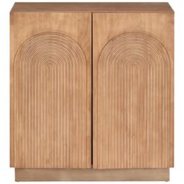 Mid.you Kommode, Natur, Holzwerkstoff, Tanne, furniert, 2 F&auml;cher, 80x88x31 cm, Wohnzimmer, Kommoden & Sideboards, Kommoden
