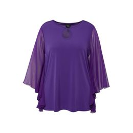 Ulla Popken Shirt Damen Gr&ouml;&szlig;e XXL/XXXL brombeer