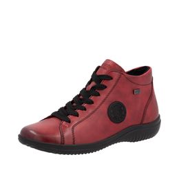 Remonte Schn&uuml;rstiefelette 'D1E71' Damen Gr&ouml;&szlig;e 39 rot / schwarz Winterschuhe
