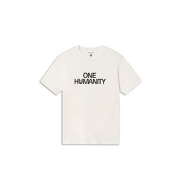 thinking mu T-Shirt 'One Humanity' Herren Gr&ouml;&szlig;e XXL schwarz / offwhite