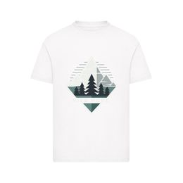 F4NT4STIC T-Shirt 'Hike More Mountains' Jungen Gr&ouml;&szlig;e 110/116 grau / gr&uuml;n / schwarz / wei&szlig;