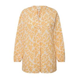 Ulla Popken Tunika Damen Gr&ouml;&szlig;e XXXL/4XL creme / hellorange