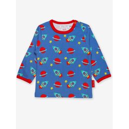 Toby tiger Shirt 'Weltraum' Jungen Gr&ouml;&szlig;e 98 blau