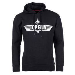 Top Gun Sweatshirt Herren Gr&ouml;&szlig;e S schwarz / wei&szlig;