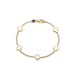 Elli Armband 'Luck' Damen Gr&ouml;&szlig;e 18 gold
