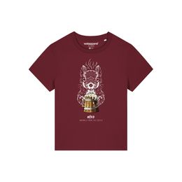 Watapparel T-Shirt ' Eichh&ouml;rnchen ' Damen Gr&ouml;&szlig;e XL mischfarben / bordeaux