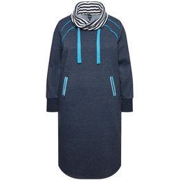 Ulla Popken Kleid Damen Gr&ouml;&szlig;e 54/56 marine Winterkleid