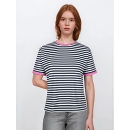 Salzhaut T-Shirt 'UCK' Damen Gr&ouml;&szlig;e L pink / schwarz / wei&szlig;