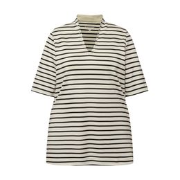Ulla Popken Shirt Damen Gr&ouml;&szlig;e M/L schwarz / offwhite