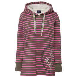 Lauras&oslash;n Sweatshirt Damen Gr&ouml;&szlig;e S braun / pink / wei&szlig;