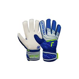 Reusch Torwarthandschuhe 'Attrakt Solid Junior' Jungen Gr&ouml;&szlig;e L blau / grau