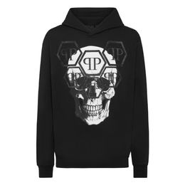 Philipp Plein Sweatshirt 'Skull' Herren Gr&ouml;&szlig;e 5XL schwarz / wei&szlig;