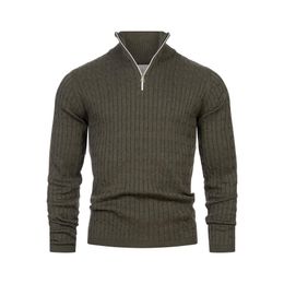 Kronstadt Pullover 'Cable' Herren Gr&ouml;&szlig;e S khaki