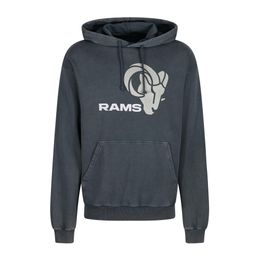 Recovered Kapuzenpullover 'NFL RAMS MONOCHROME' Damen Gr&ouml;&szlig;e S anthrazit