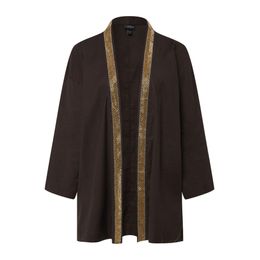 Ulla Popken Kimono Damen Gr&ouml;&szlig;e L/XL braun