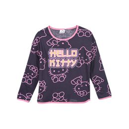 Hello Kitty Shirt 'Hello Kitty' M&auml;dchen Gr&ouml;&szlig;e 116 dunkelgrau