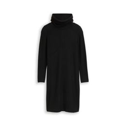 Tom Tailor Kleid Damen Gr&ouml;&szlig;e 34 schwarz Winterkleid